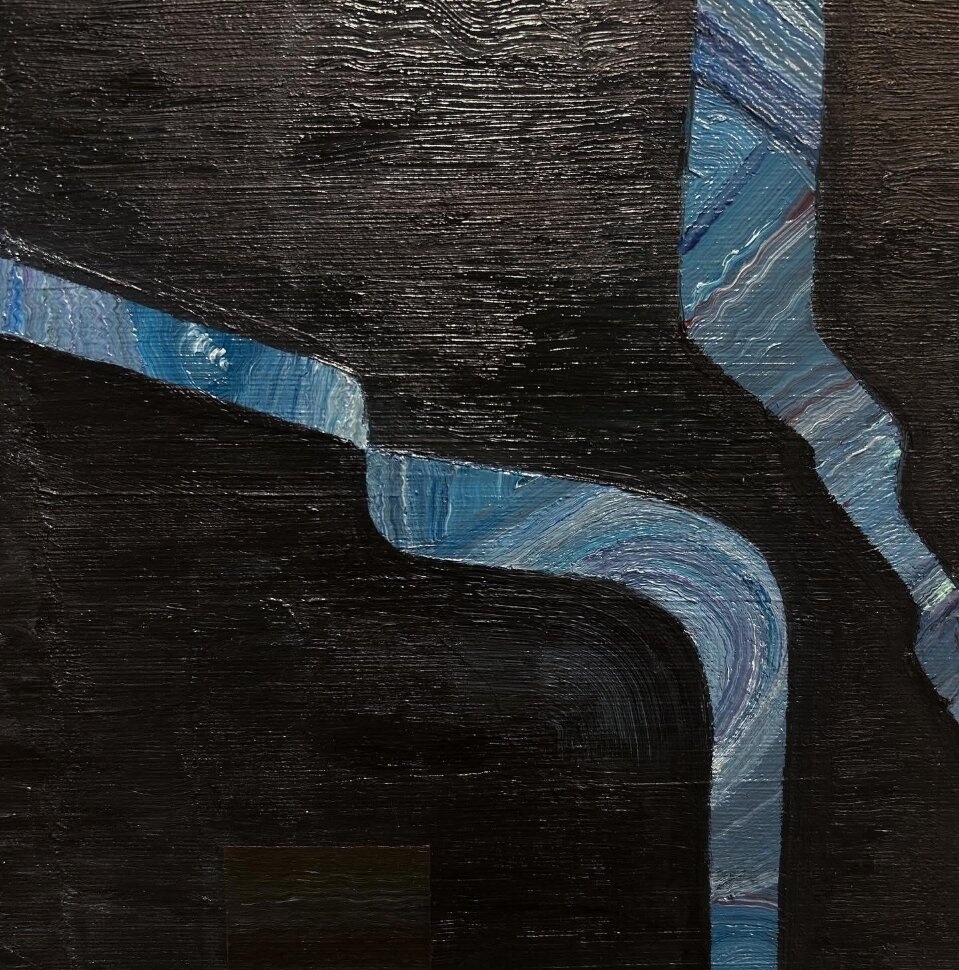 Painting Dark flows, artist Manetsky Orest
