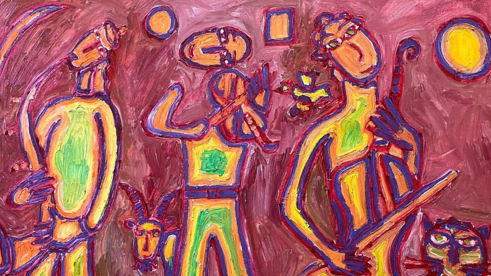 Painting 7:40, artist Boyko Peter