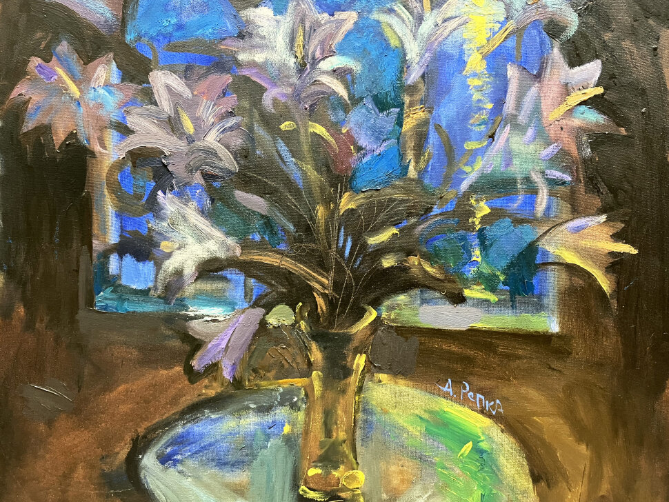 Painting First of March, artist Repka Alexander